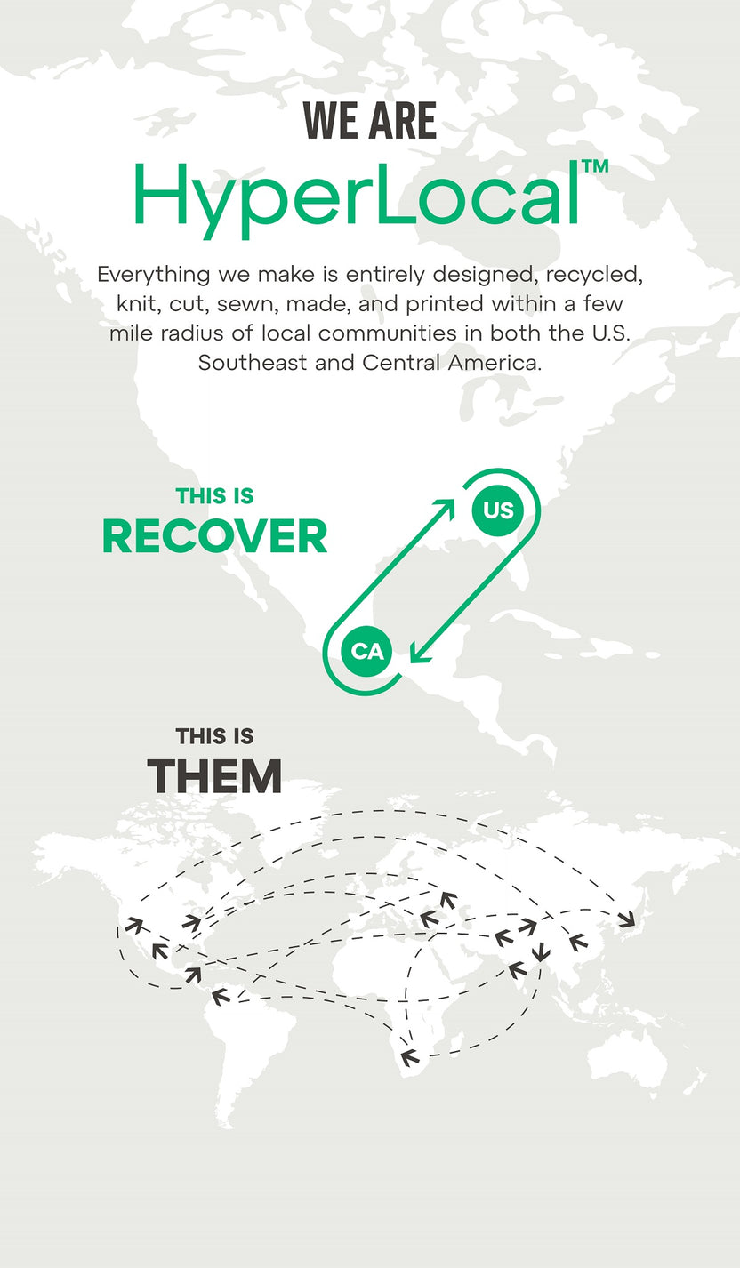 Recover Brands | Eco-Friendly 100% Recycled Apparel