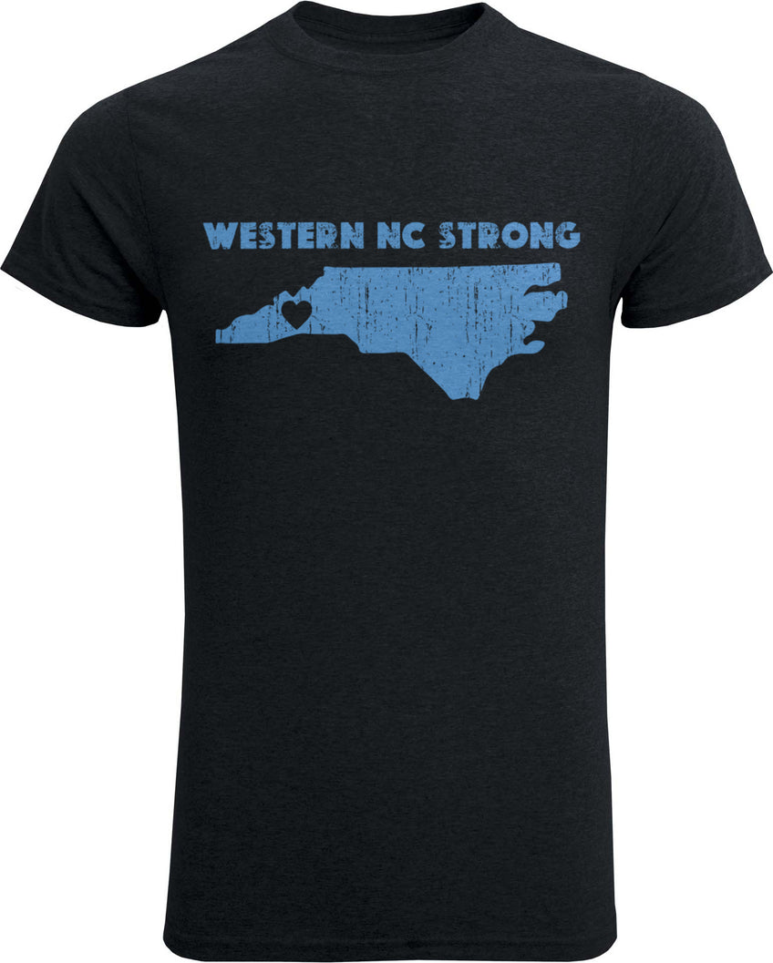 Western North Carolina Strong Short Sleeve Fundraising Shirt | Helene ...