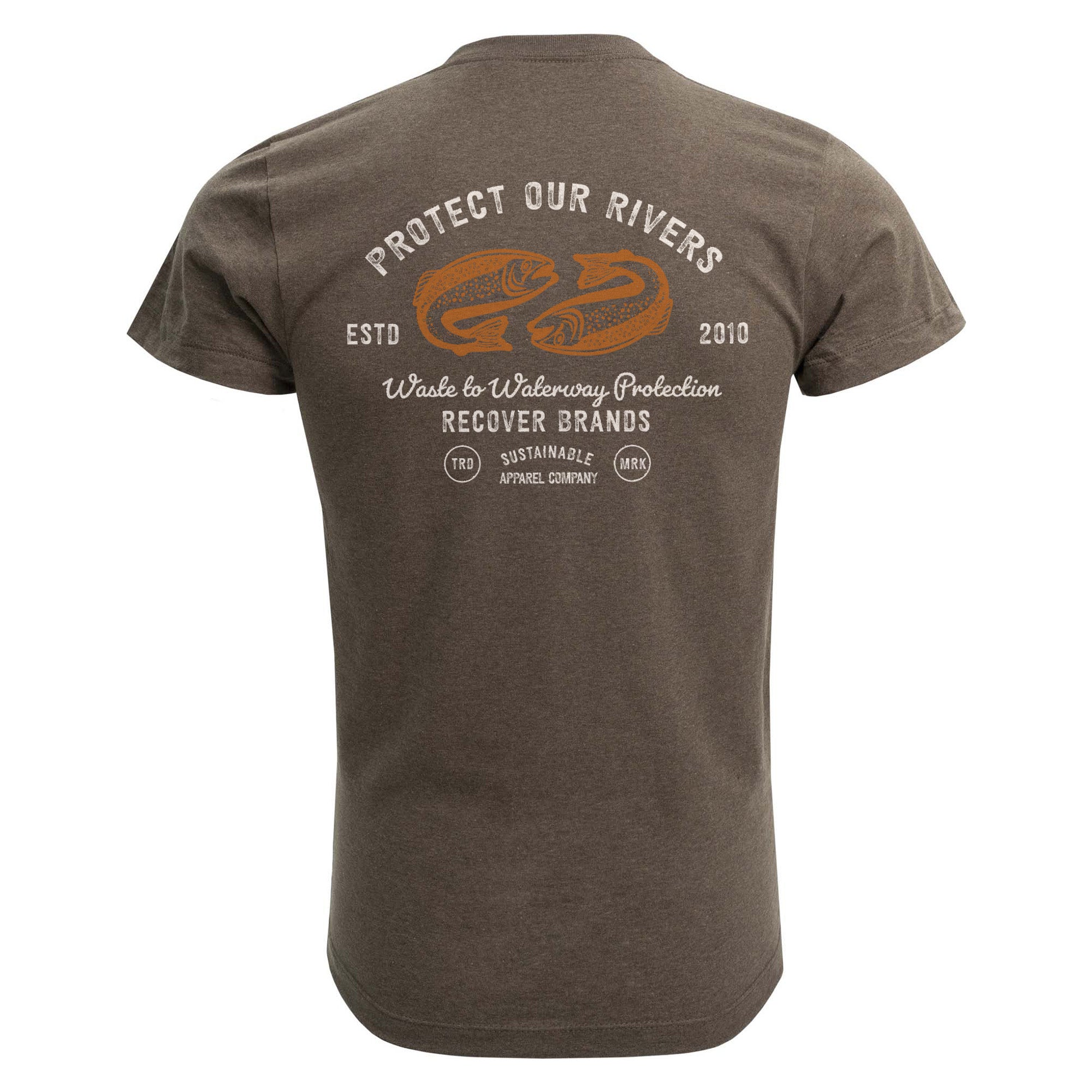 Protect Our Rivers Graphic Short Sleeve Tee | 100% Recycled Materials ...